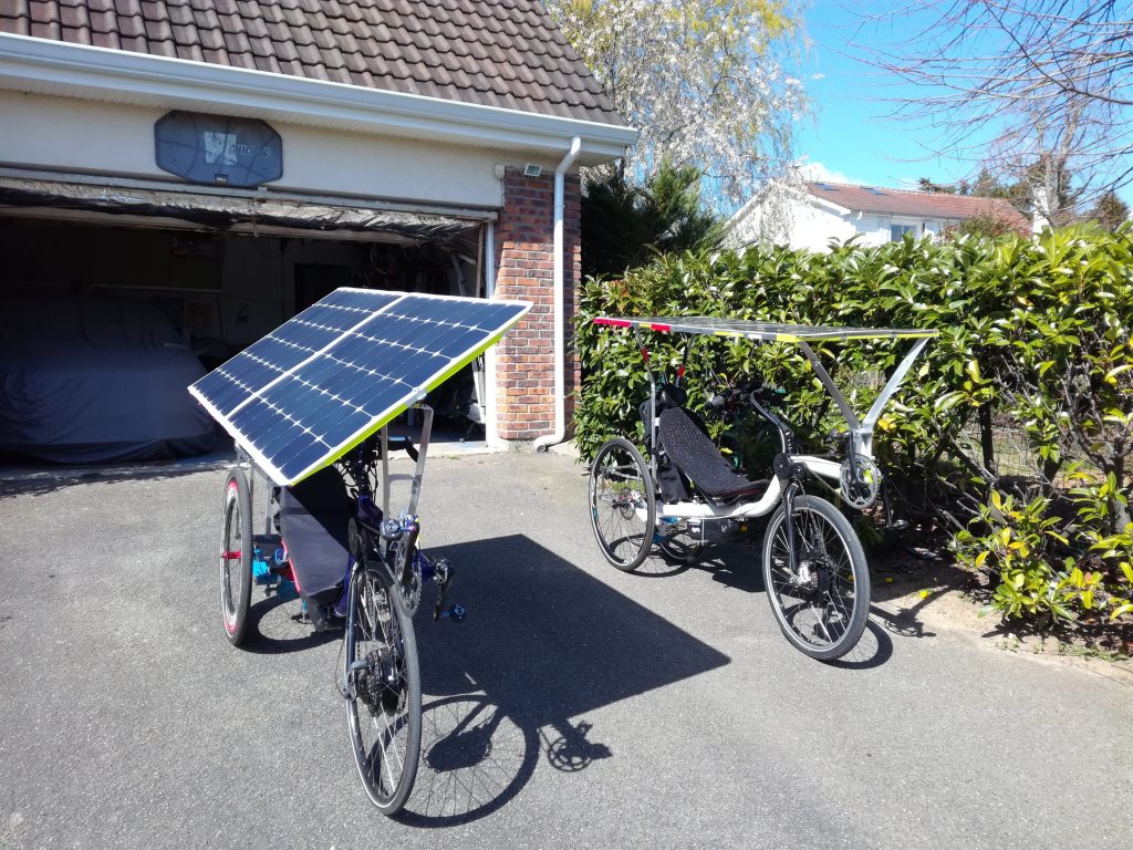 Major upgrade of last year's solar trike - Solar Bikes